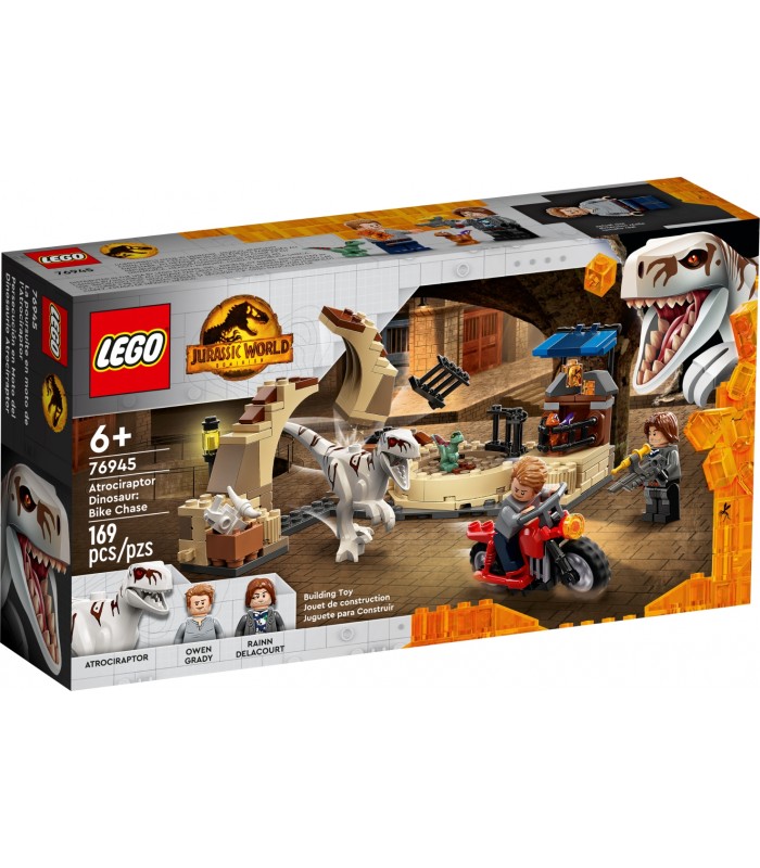 Dinozaur Atrociraptor: Urmărirea cu motocicleta LEGO 76945 - Magazinul ...